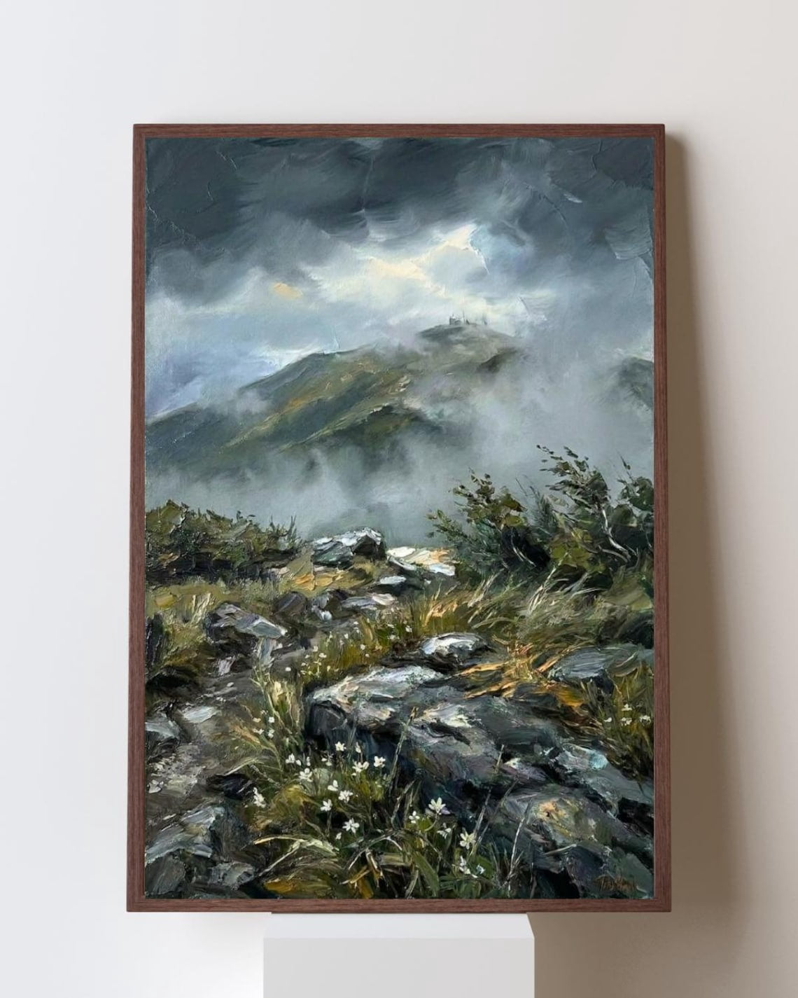 Mount Washington New Hampshire White Mountains Moody Alpine Landscape ...