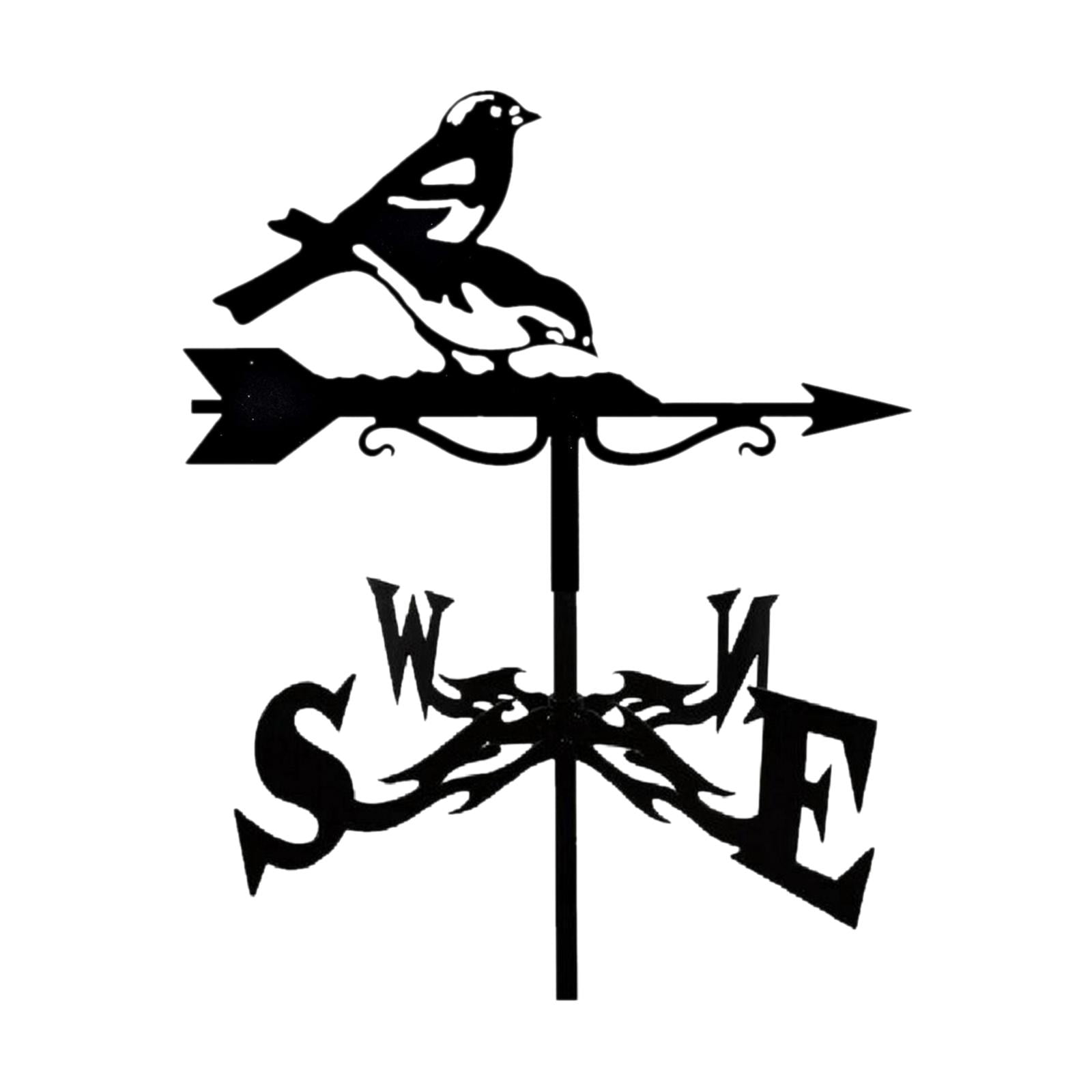 Mount Weather Vane with Animal Silhouette Statue Stake Weathervane ...