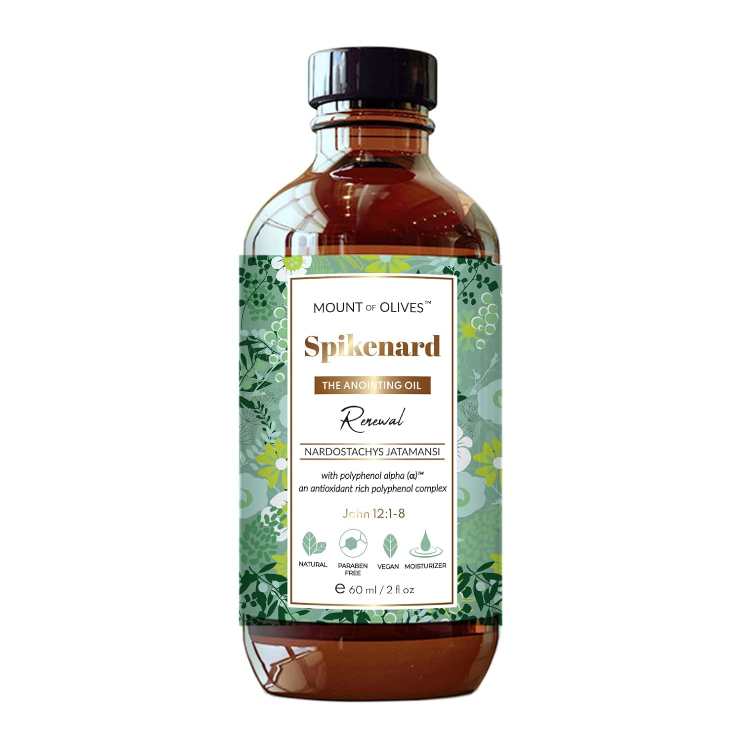 Mount of Olives Anointing Oil (Spikenard - The Anointing Oil, 60 mL / 2 fl oz) With ...