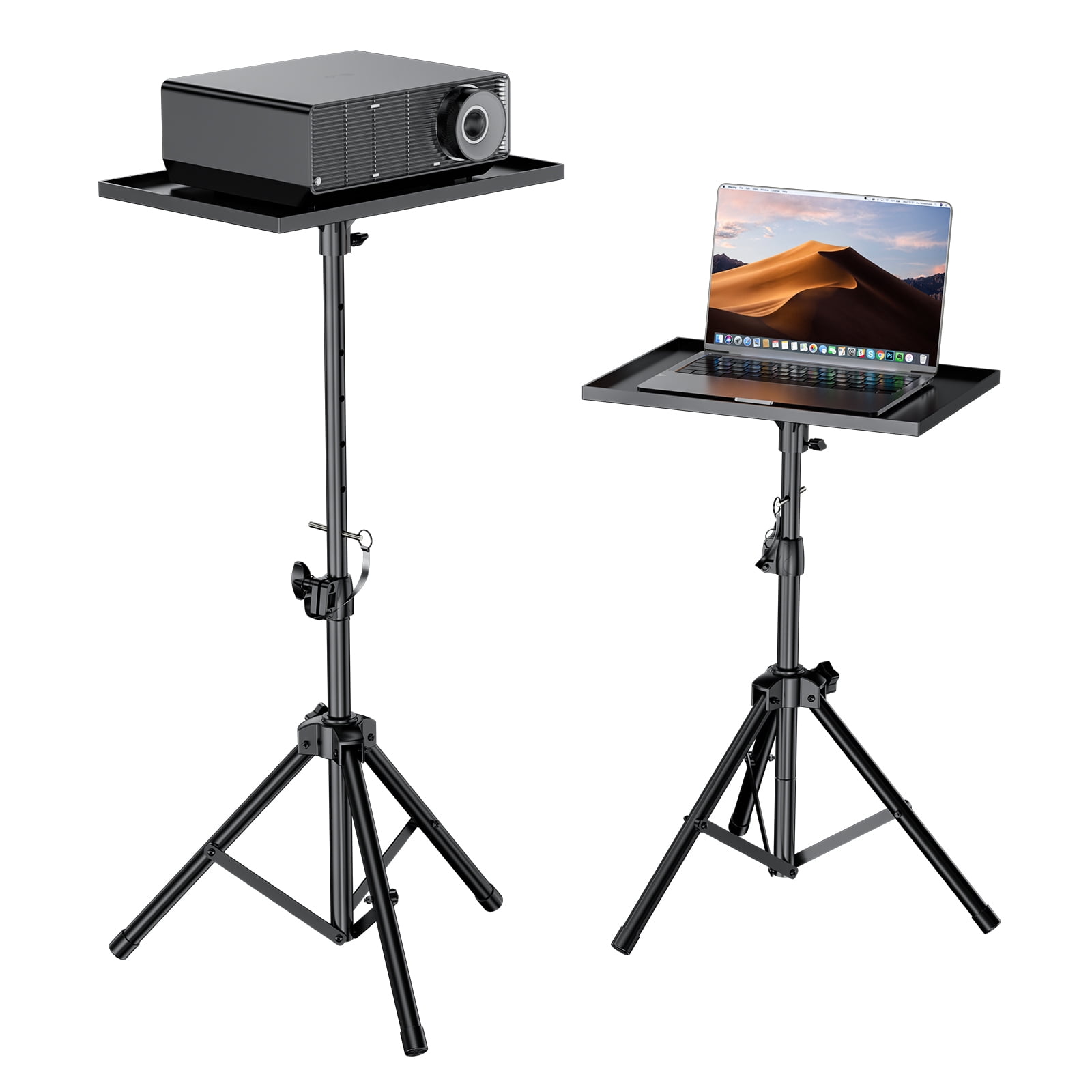MountFTV Projector Stand Tripod，Height Adjustable from 22 to 36 inch ...