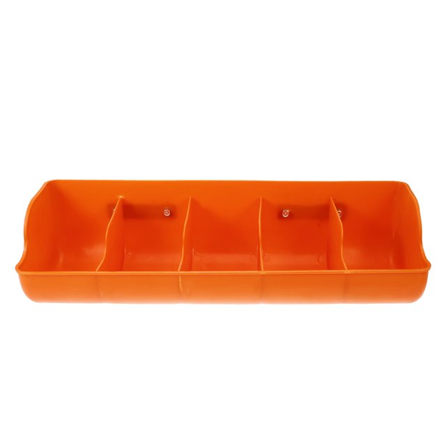 Mountable Livestock Feeding Trough Multi-Compartments Pig Feeder ...