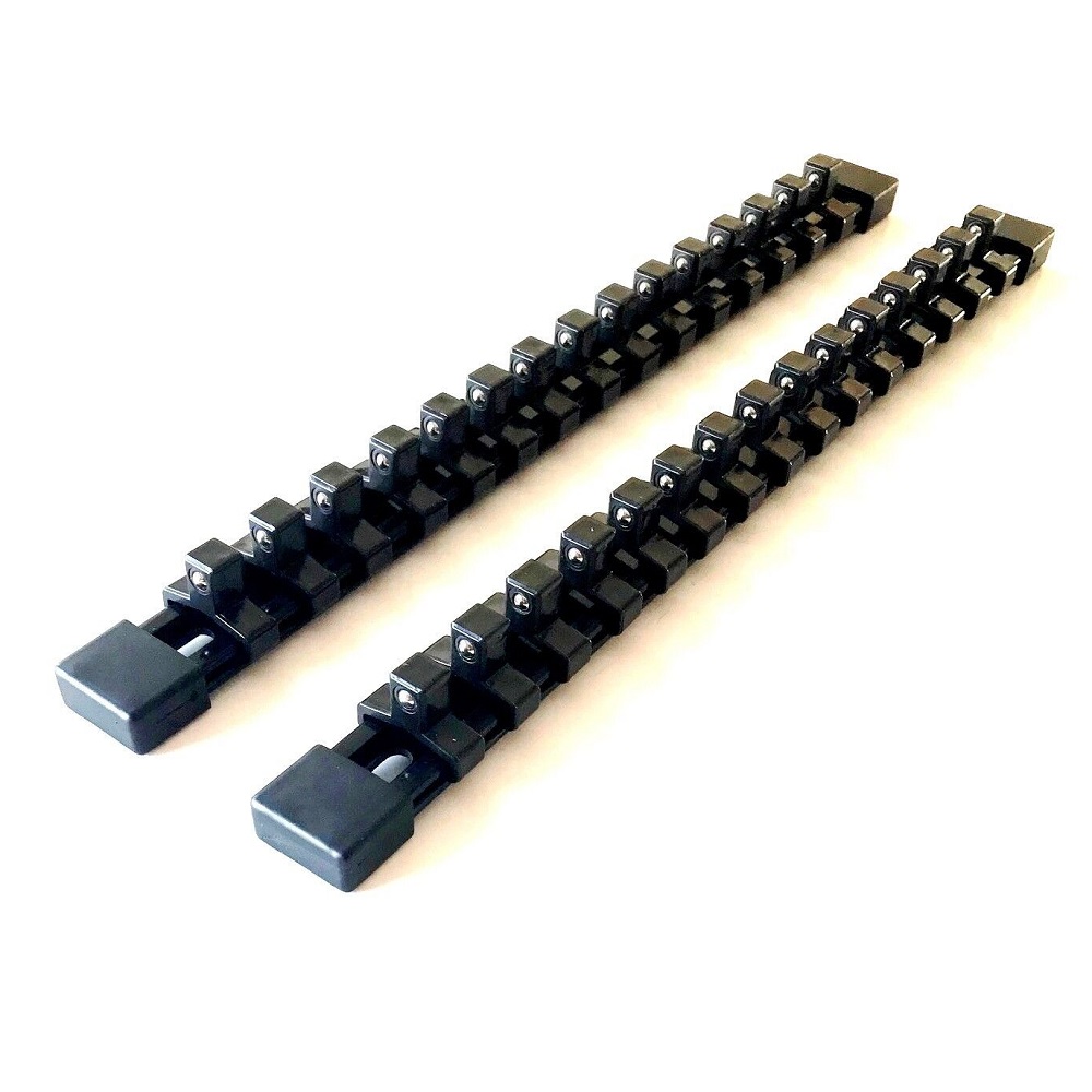 Mountable Socket Rail Holder Organizer Black SH38BL 2 ABS - Walmart.com