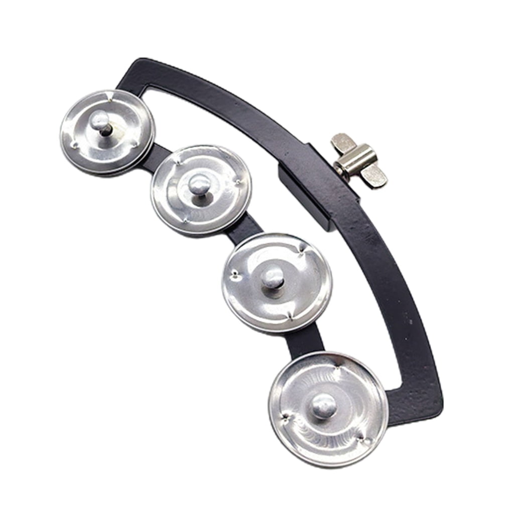 Mountable Tambourine Hand Bells Rattle Single Row Bells Handheld ...