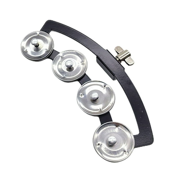 Mountable Tambourine Hand Bells Rattle Single Row Bells Handheld ...