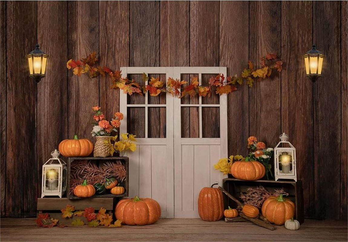 Mountain Autumn Backdrop Temple Red Maple Leaf Fall Photography ...