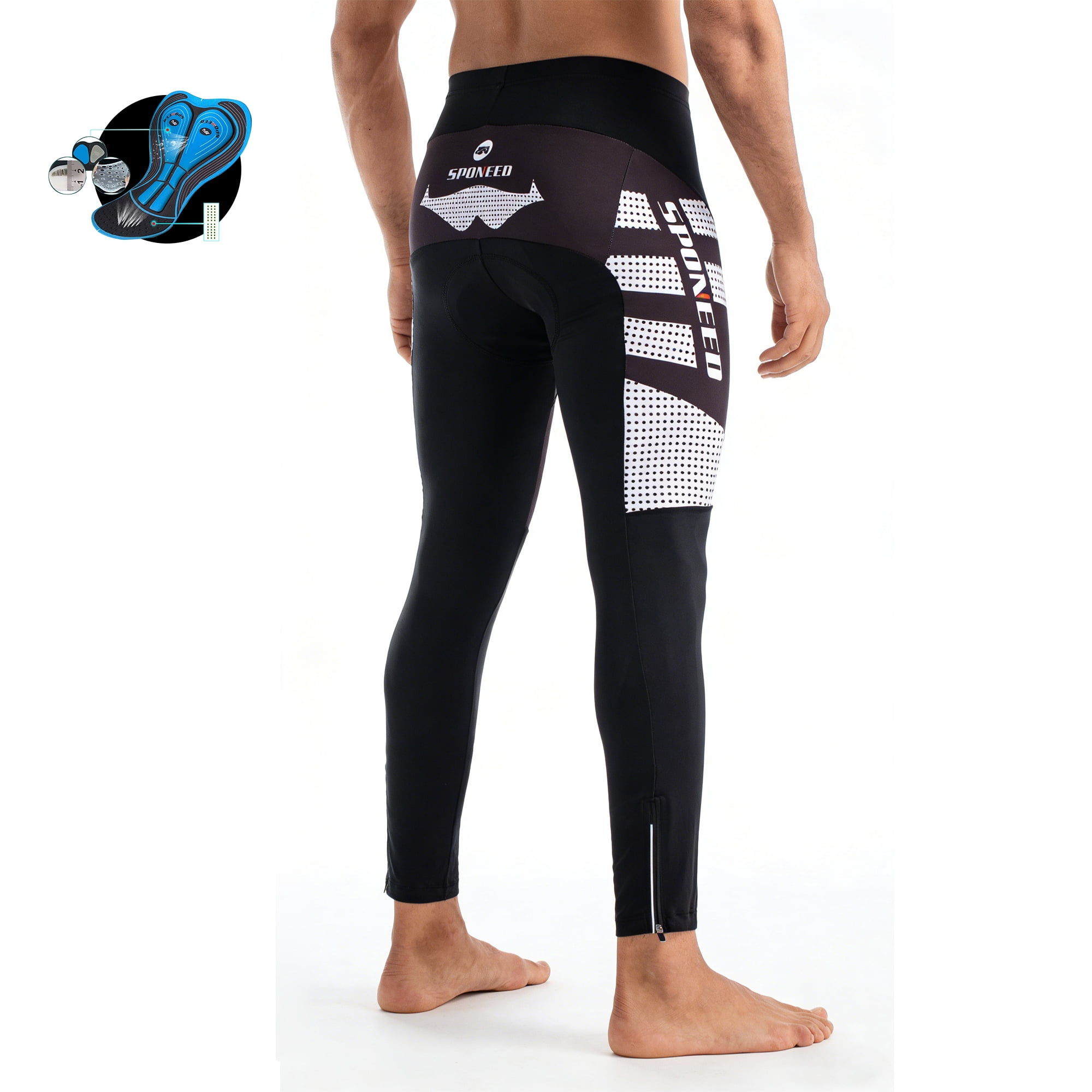 Mountain Bicycles Pants Padded Cycling Clothes for Men Cycling Tights ...