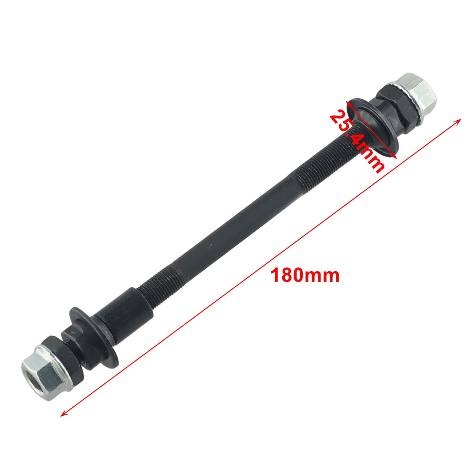 Mountain Bike Bicycle Wheel Hub Axle Front Rear Solid Spindle Shift ...