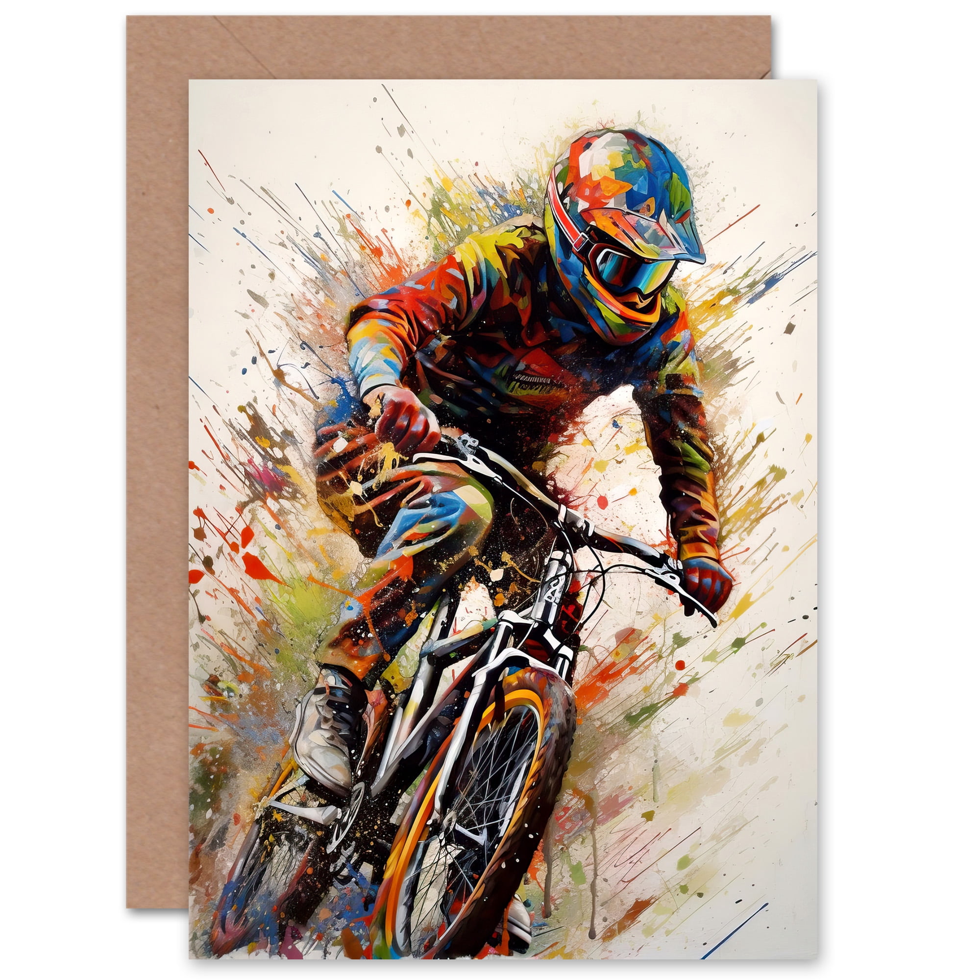 Mountain Bike Cycle BMX for Husband Him Dad Son Brother Birthday Thank ...