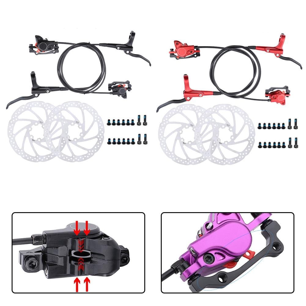 Mountain Bike Double Piston Integrated Cylinder Hydraulic Disc Brake ...