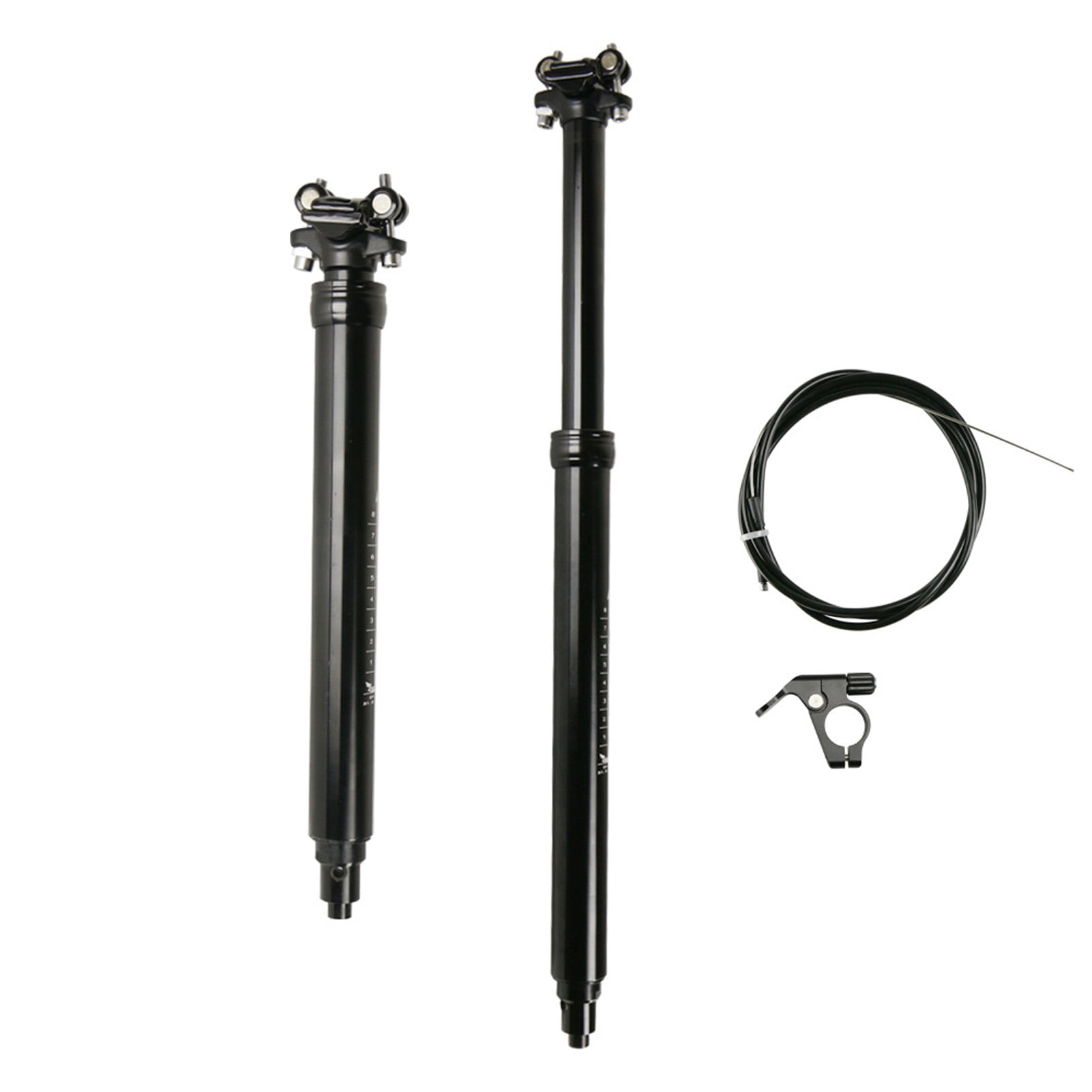 Mountain Bike Dropper Post 31.6mm Aluminum Hydraulic Lock 100-170mm ...