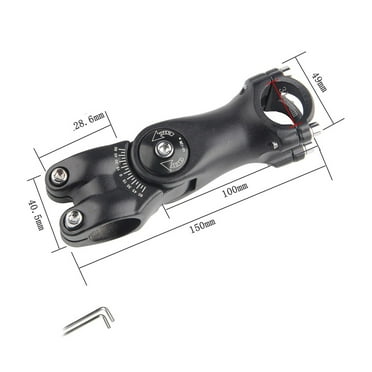 GEWAGE Bike Stem - 130 Degree Adjustable Bicycle Stem- 75mm 90mm 130mm ...