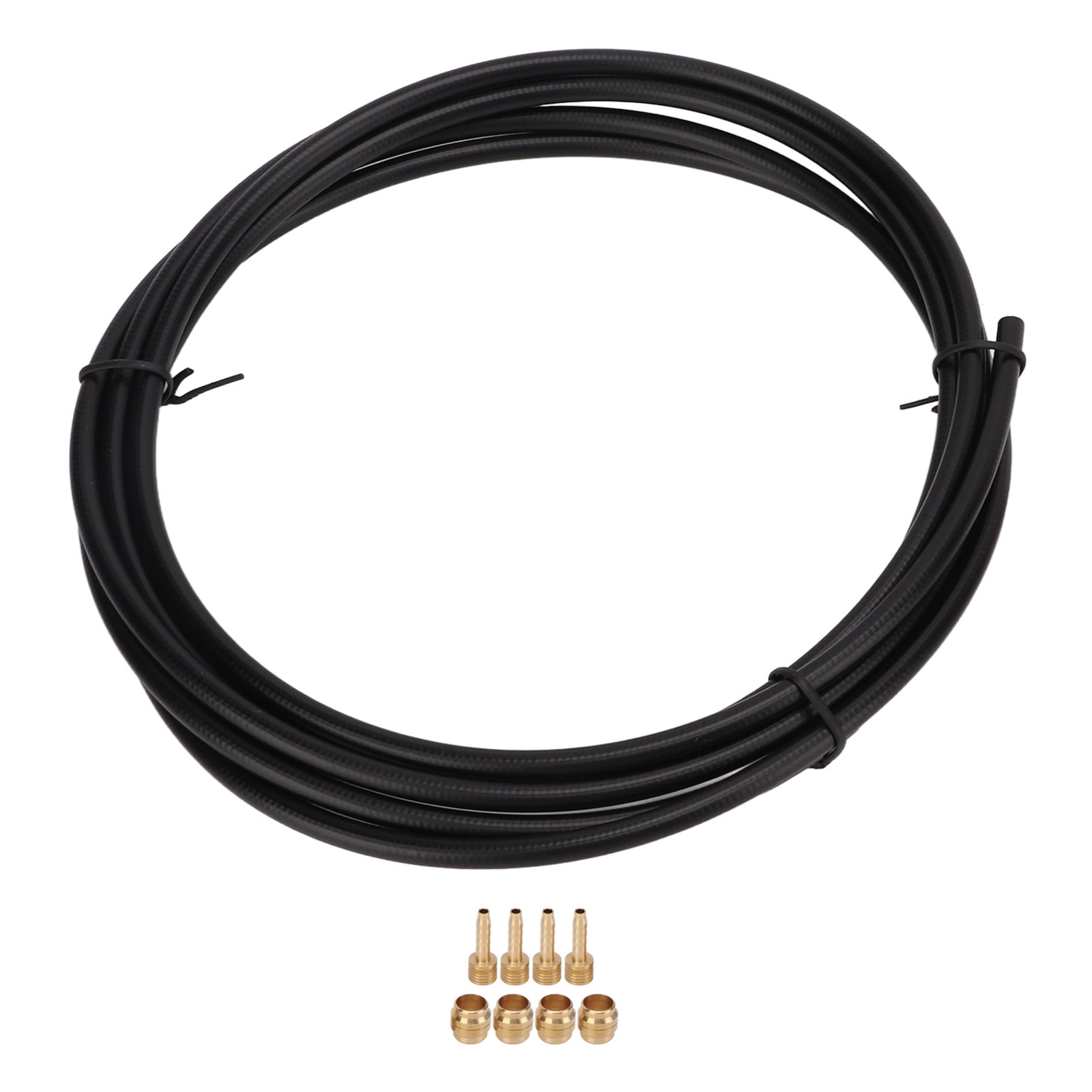 Mountain Bike Hydraulic Disc Brake Oil Hose Kit Connection Insert Heat Cold Resistant Nylon ...