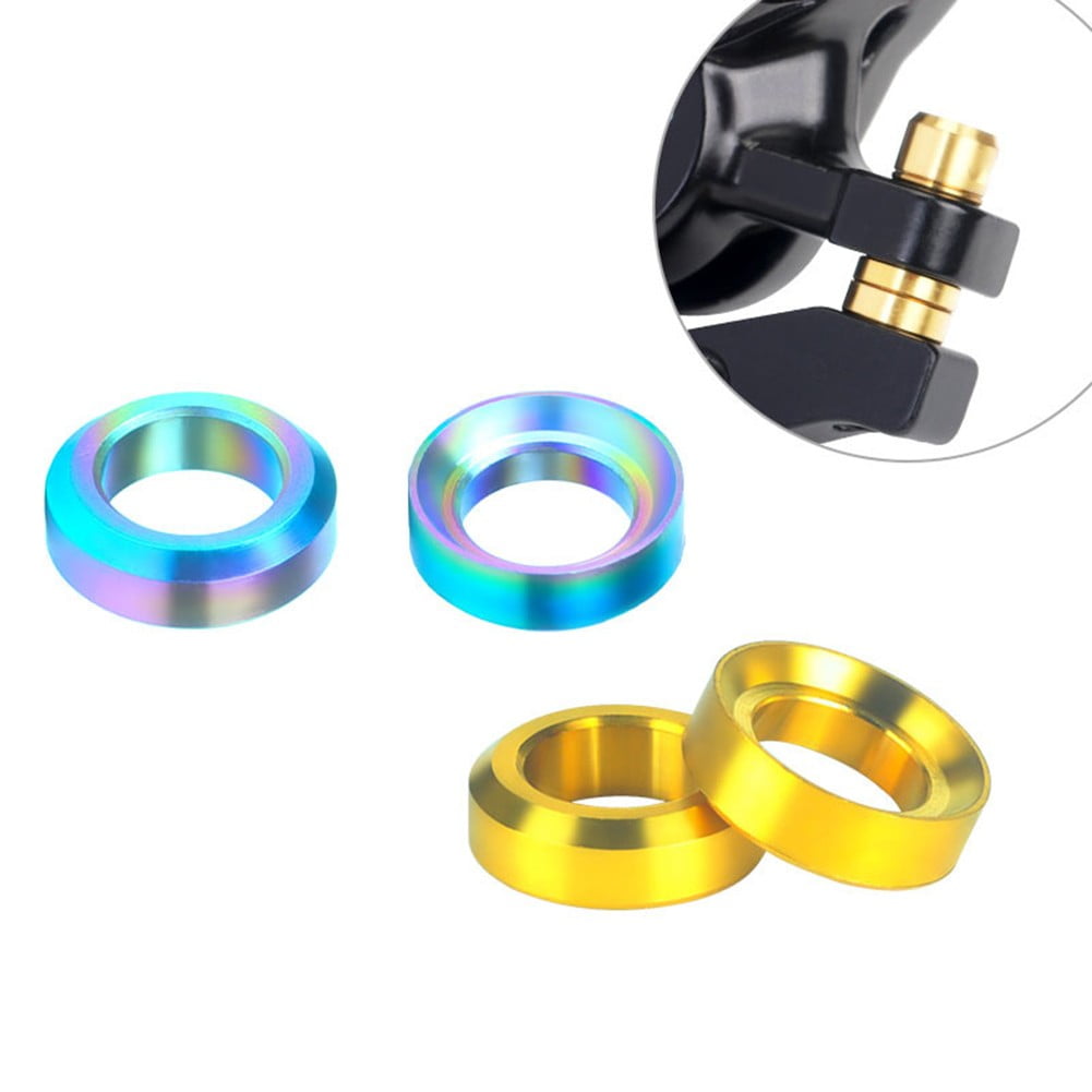 Mountain Bike M6 Ti Alloy Convex And Concave Spacers Brake Clamp Silver ...