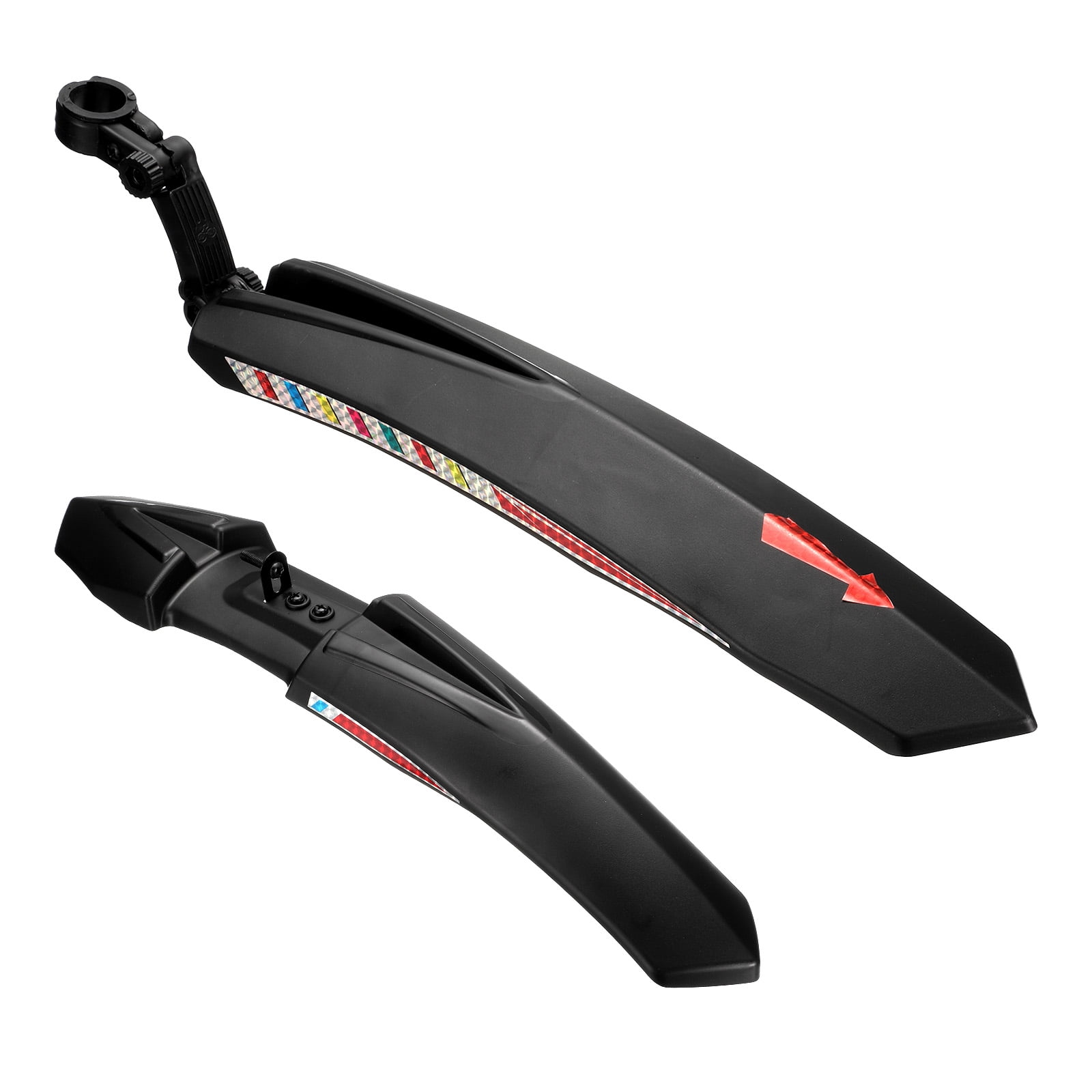 Mountain Bike Mudguards Set Adjustable Front & Rear Mudguards 2 Parts ...