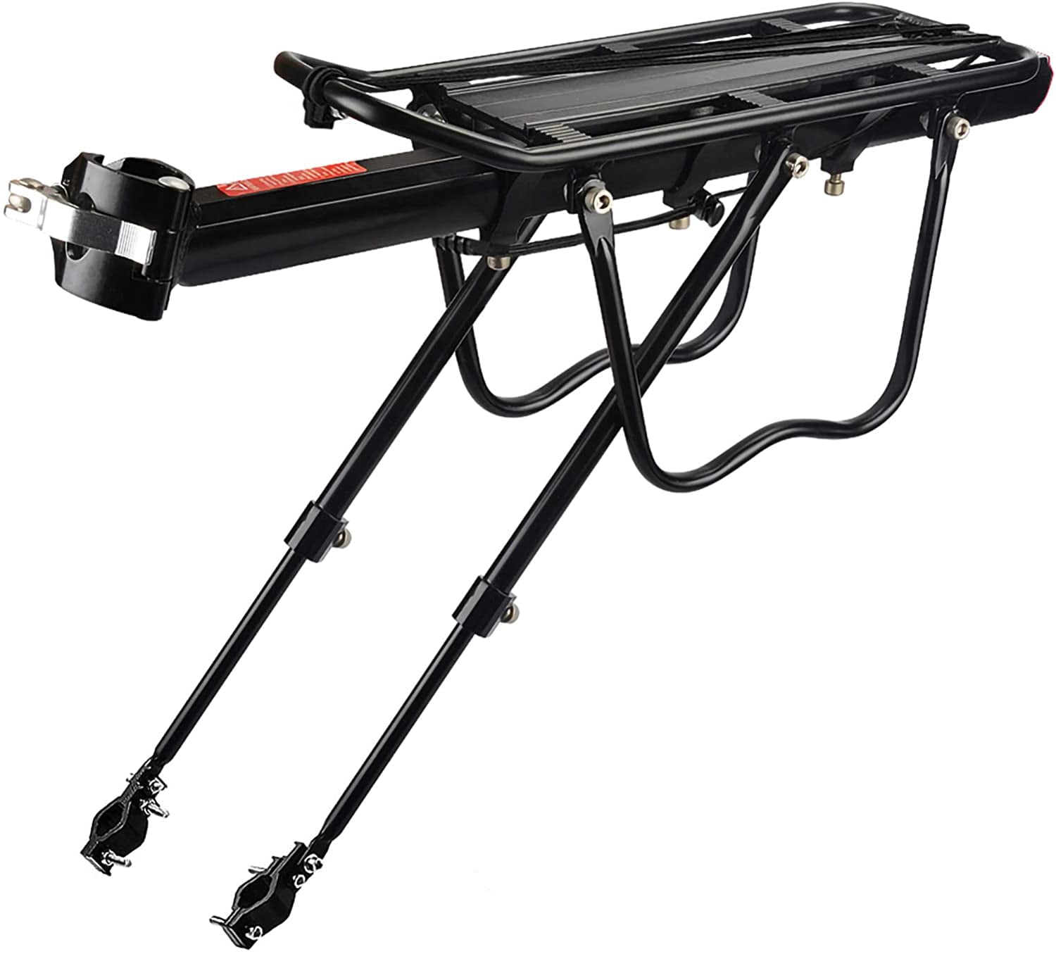 Mountain Bike Pannier Rack, Adjustable Carrier Bicycle Pannier Rack ...