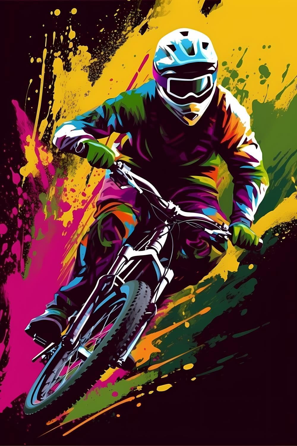Mountain Bike Racing Puzzles for Adults 1000 Pieces, Impossible Hard ...