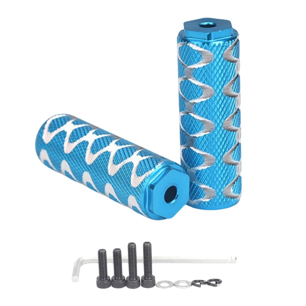 Mountain Bike Rear Pedal Folding Bike Pegs 72X25mm Bike Pags Blue ...
