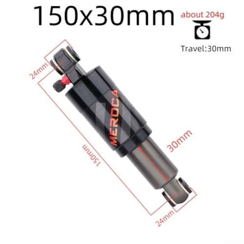 Mountain Bike Rear Shock absorber 125/150/165/190/200mm, Bike Cycling ...