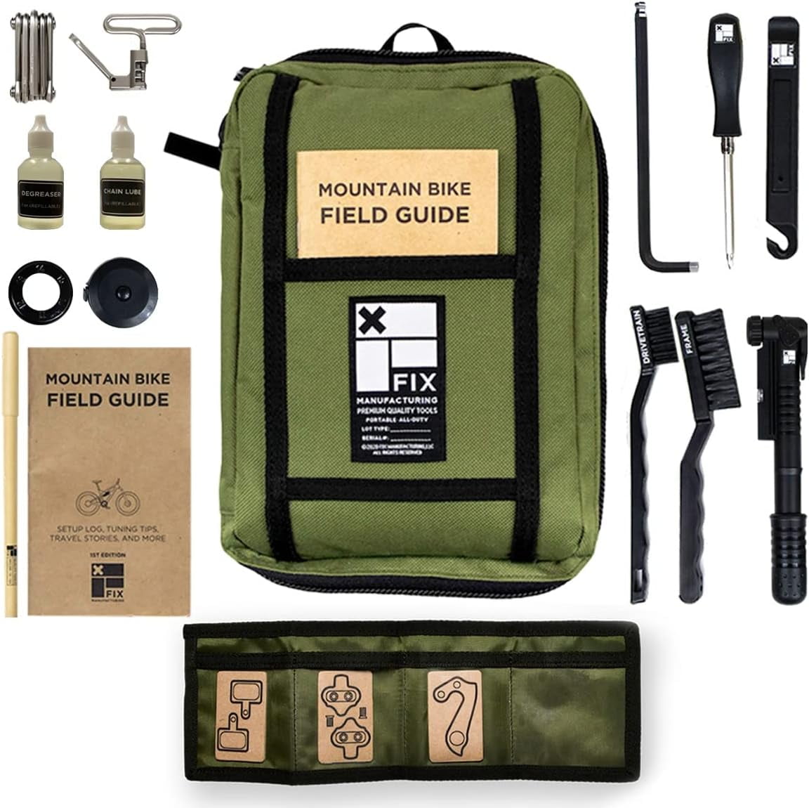 Mountain Bike Repair Kit Portable | Featuring 16 Essential Tools | MTB ...