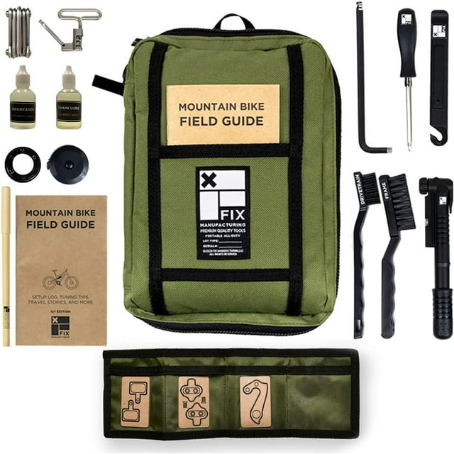 Mountain Bike Repair Kit Portable | Featuring 16 Essential Tools | MTB ...