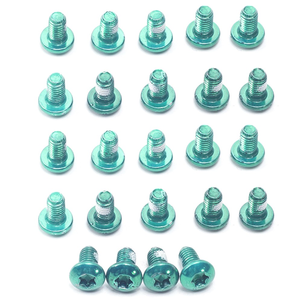 Mountain Bike Stainless Disc Brake For Rotor Bolts 24 Pc M5 X 9Mm, T25 ...