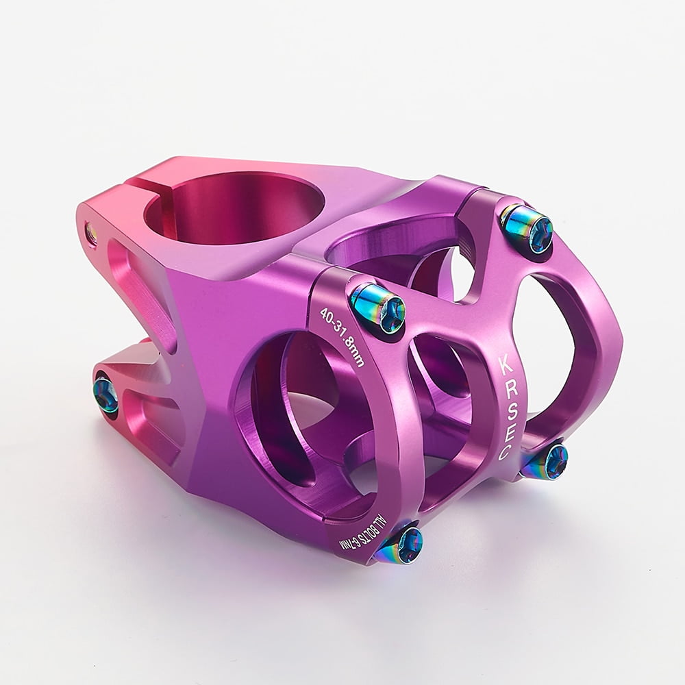 Mountain Bike Stem Dazzling Two Color CNC Ultra Light Skeleton Short ...