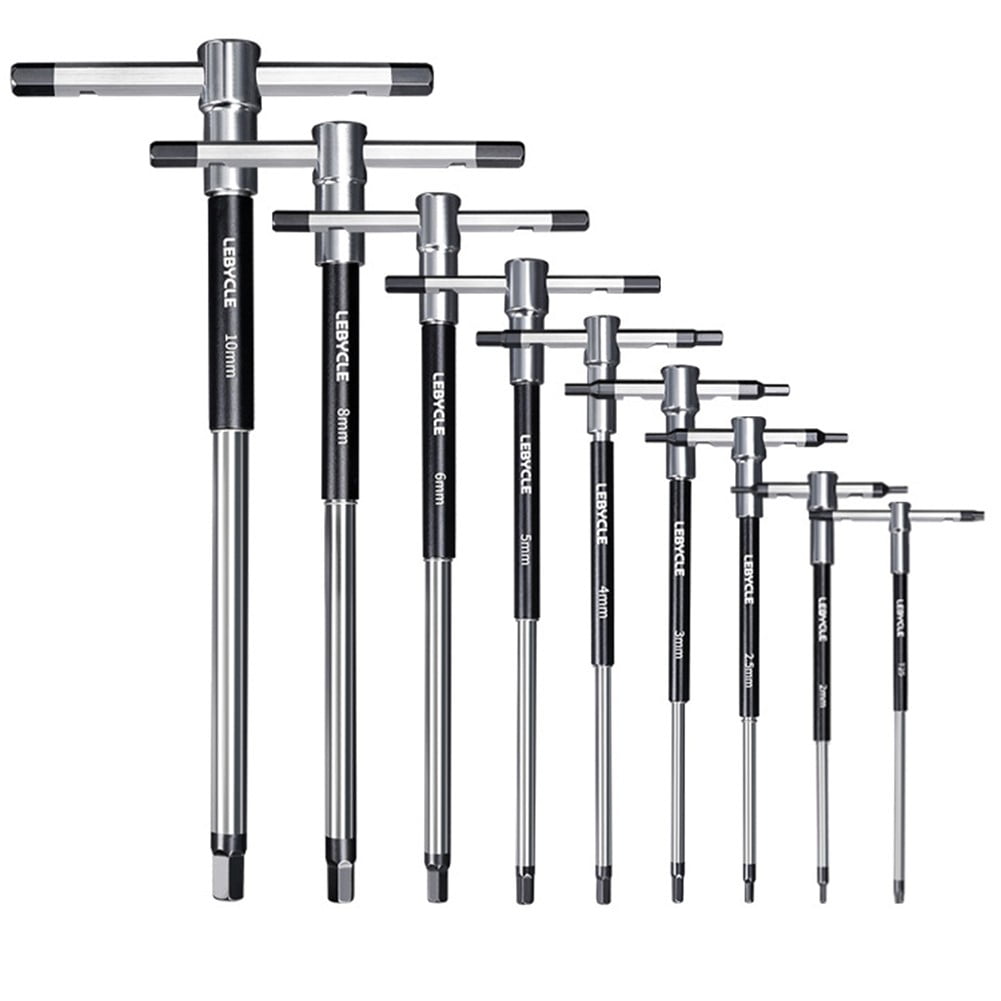 Mountain Bike T-shaped Sliding Bar Wrench Chrome Vanadium Steel T ...