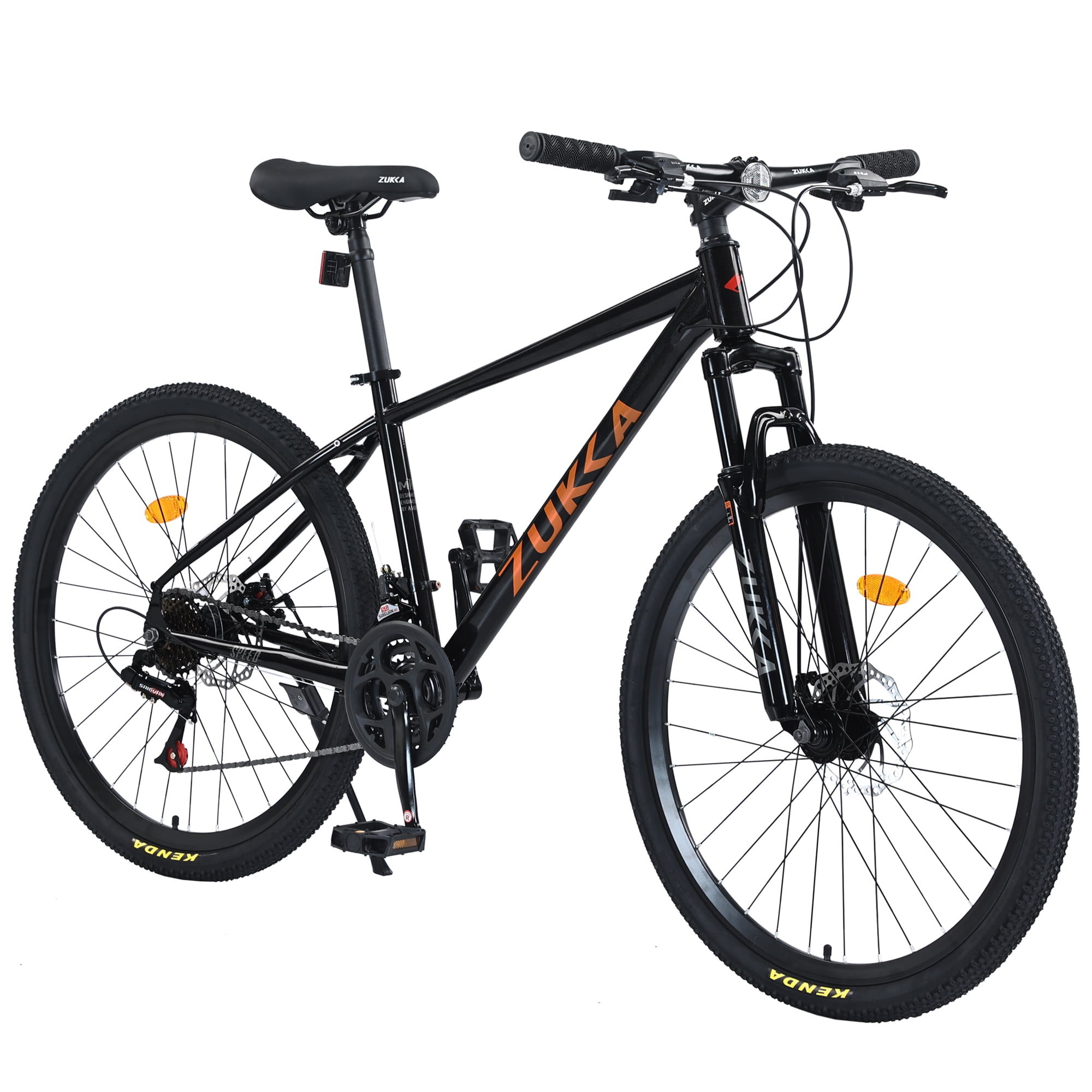 Mountain Bike for Men and Women 26 inch 24 Speed Suspension Fork KENDA Tires - Walmart.com