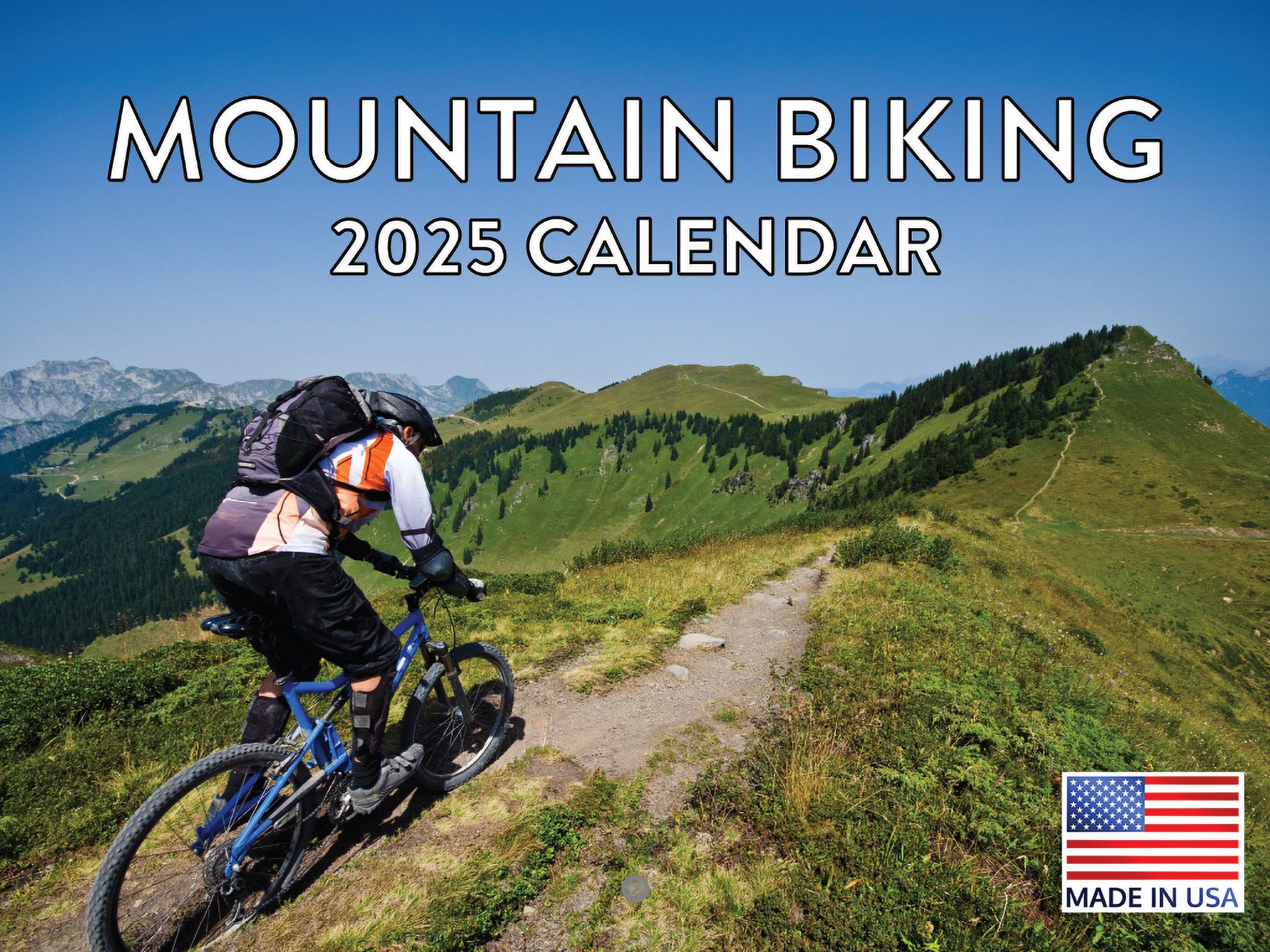 Mountain Biking Calendar 2025 Bike Bicycle Monthly Wall Calender 12 ...