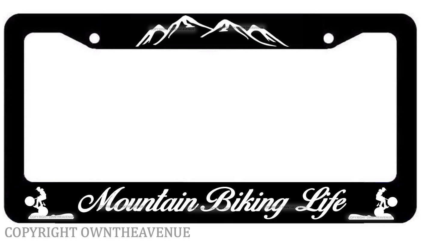 Mountain Biking Life Bike Bicycle License Plate Frame - Walmart.com