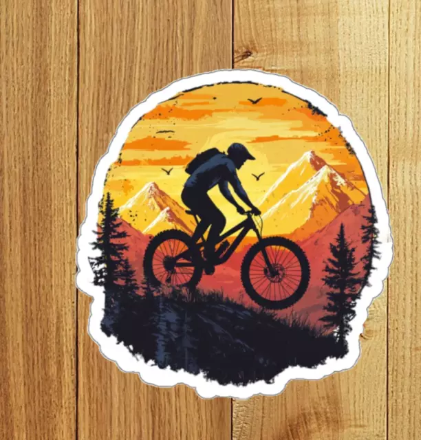 Mountain Biking Stickers Great Outdoors Trail Boss Mother Nature Design ...