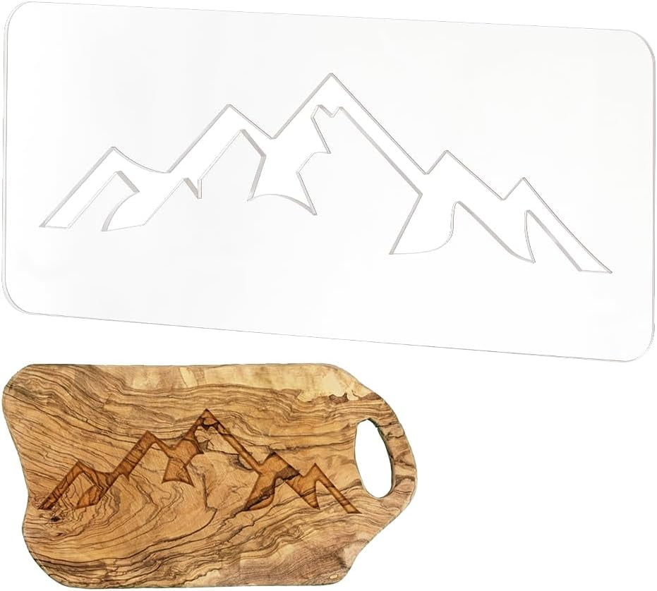Mountain Clear Acrylic Router Inlay Template Woodworking Router ...