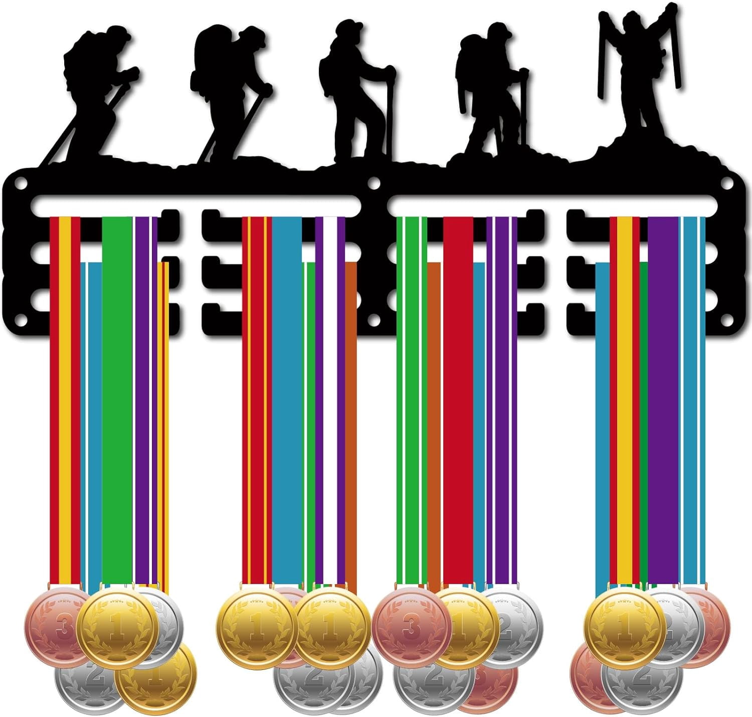 Mountain Climbing Medal Holder Display Climber Medal Hanger Wall Mount ...