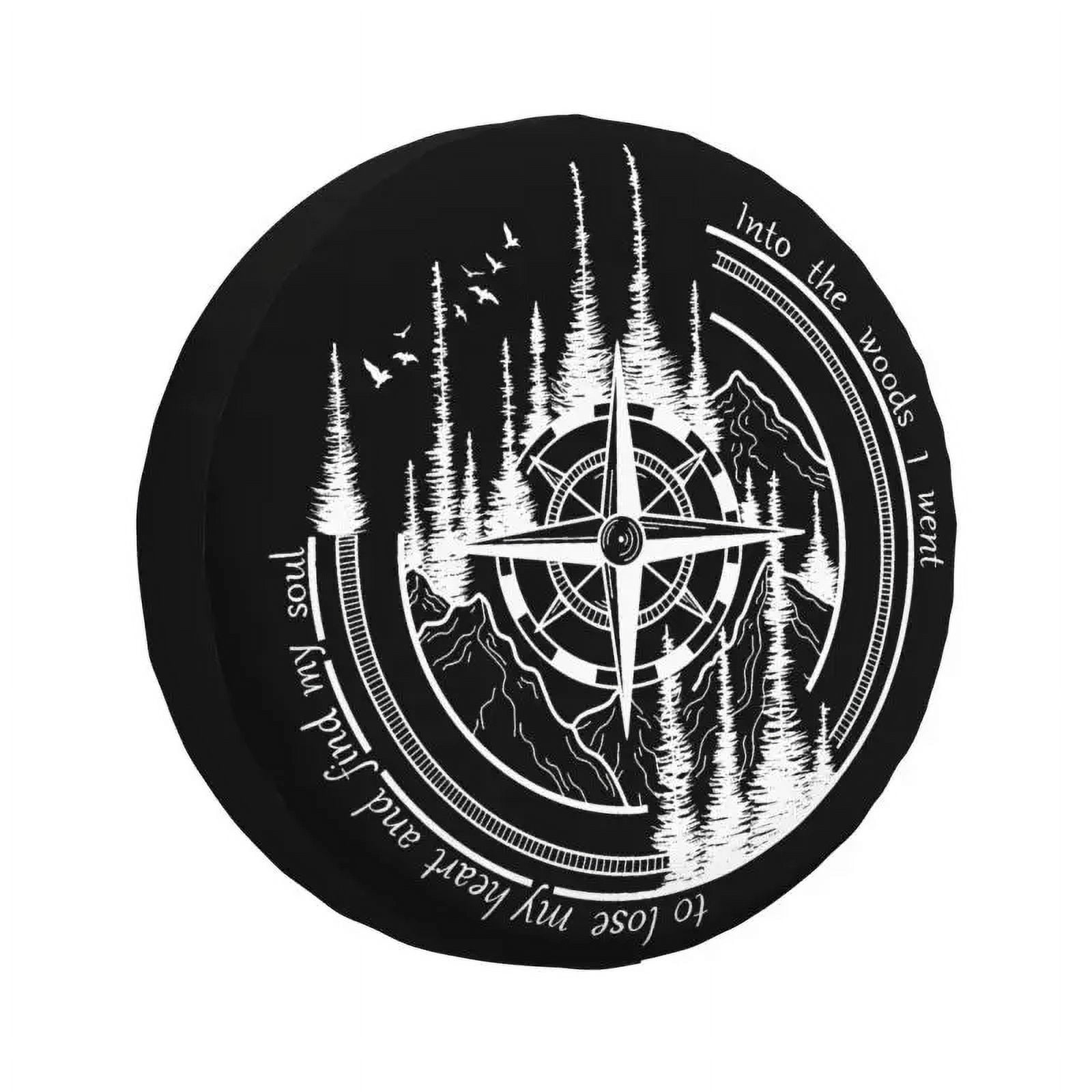 Mountain Compass Adventure Tire Cover 4WD 4x4 RV Spare Wheel Protector ...