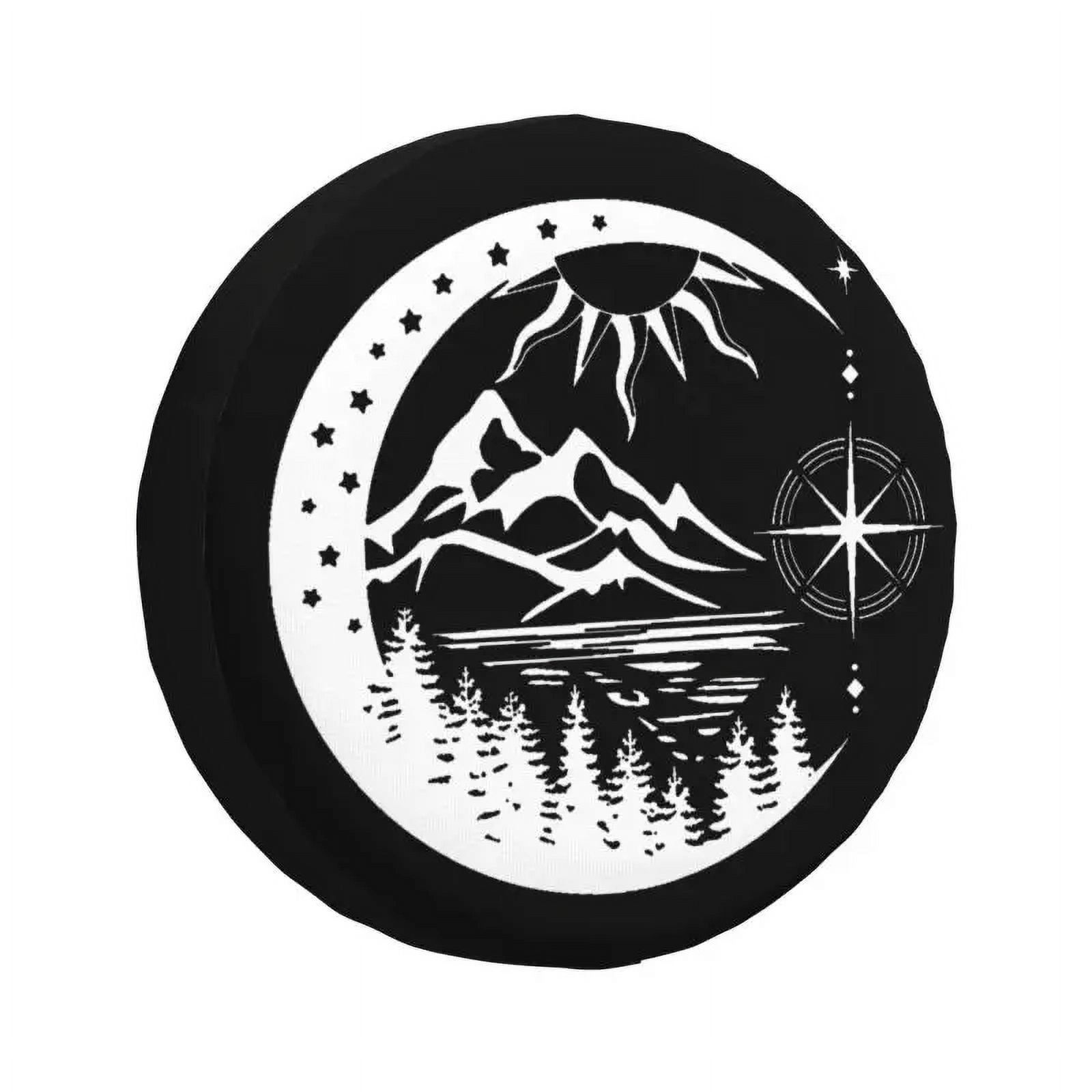 Mountain Compass Adventure Tire Cover 4WD 4x4 RV Spare Wheel Protector ...