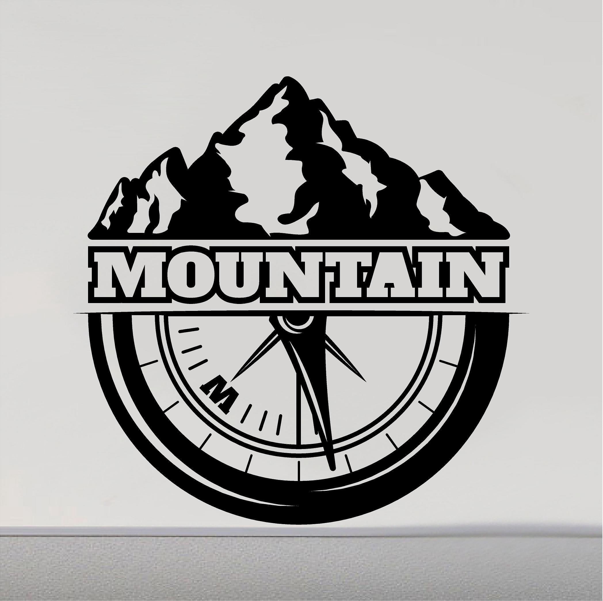 Mountain Compass RV Camper Van Door Decal Sticker Scene - Walmart.com