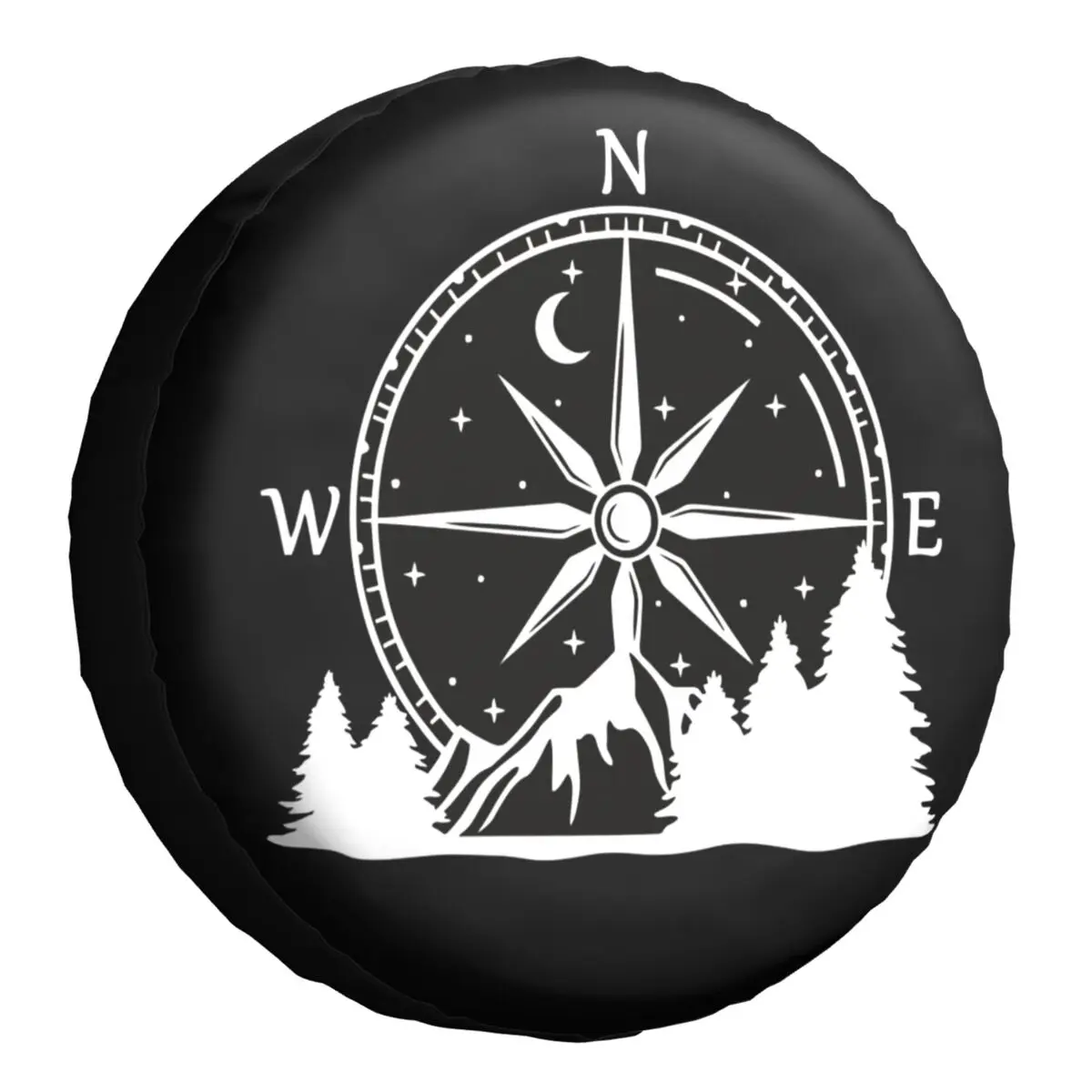 Mountain Compass Spare Tire Cover for Land Cruiser Prado RV SUV Trailer ...