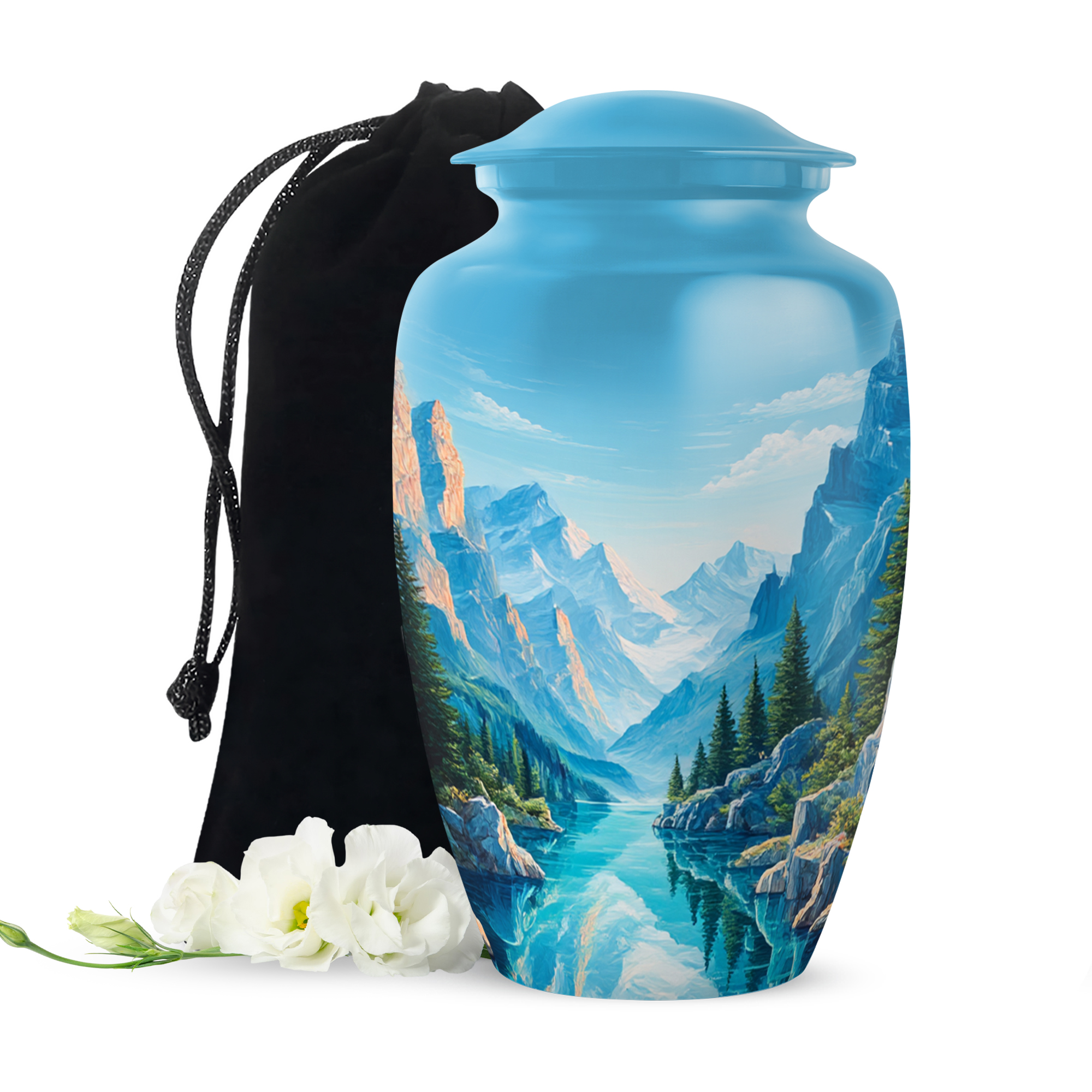 Mountain Cremation Urns For Human Ashes Adult Female - Funeral Urns For ...