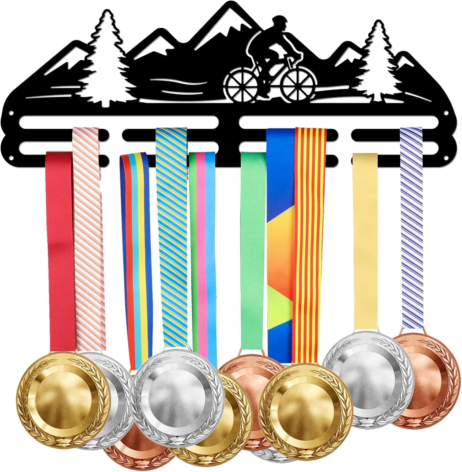 Mountain Cycing Medal Hanger Holder Display Track & Field Sports Medals ...