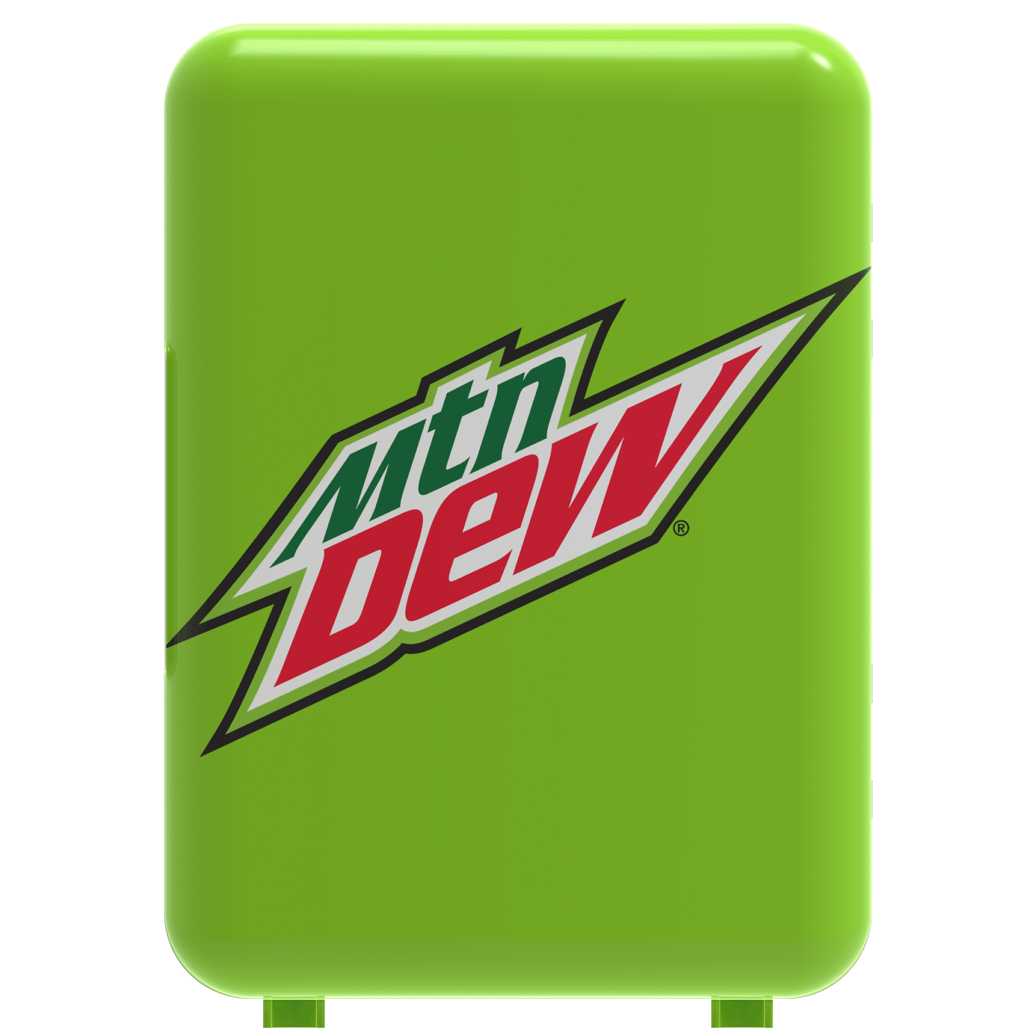 Mountain Dew Mini Personal Fridge Cooler, 6-Can Beverage Refrigerator ...