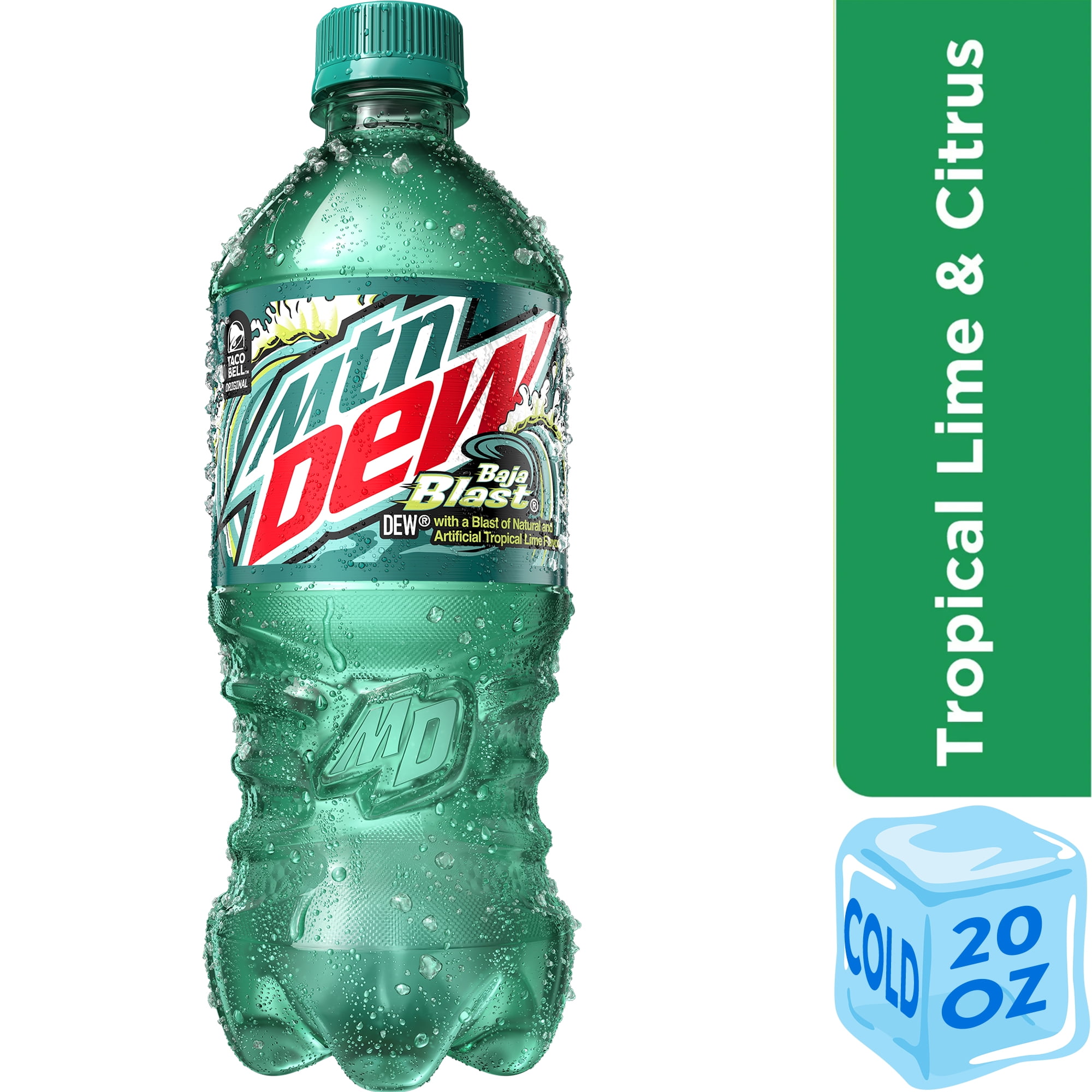 Brandclub - Mountain Dew Baja Blast Tropical Lime & Citrus Soda Pop, 20 ...
