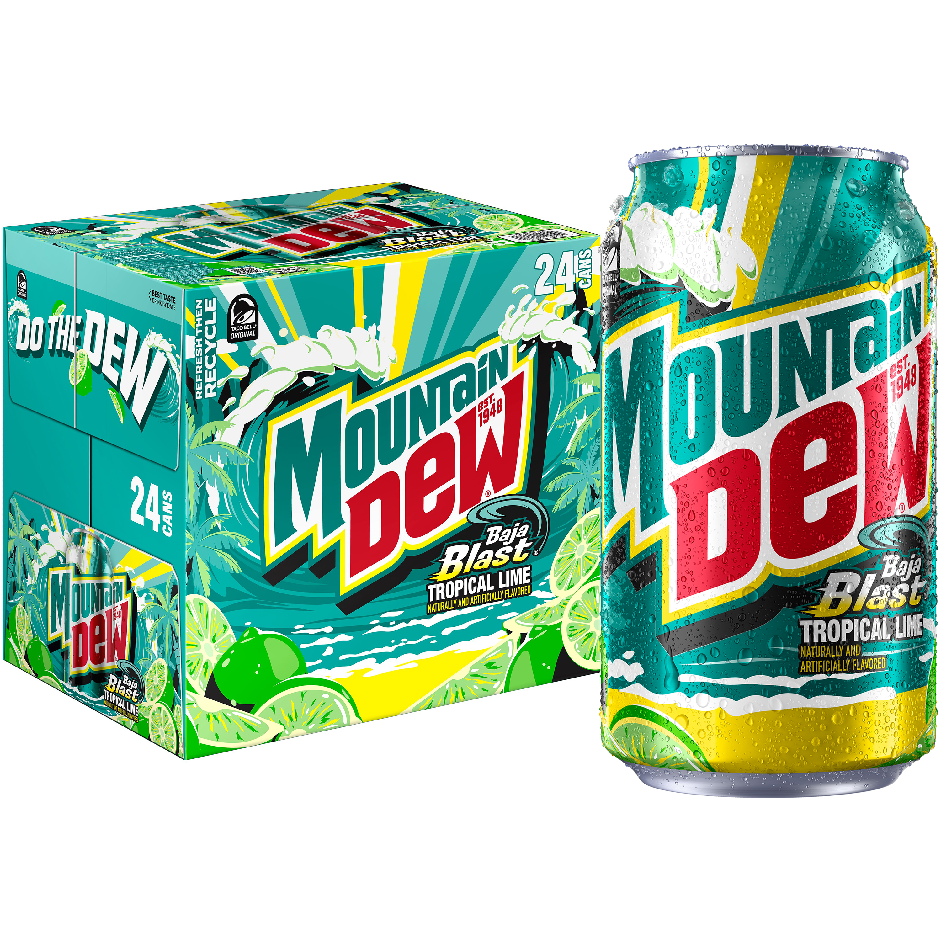 Mountain Dew Soda 12 Oz 24 Pack Cans Tropical Lime Flavor Walmart Mountain Dew Soda 12 Oz 24 Pack Cans Tropical Lime Flavor Walmart