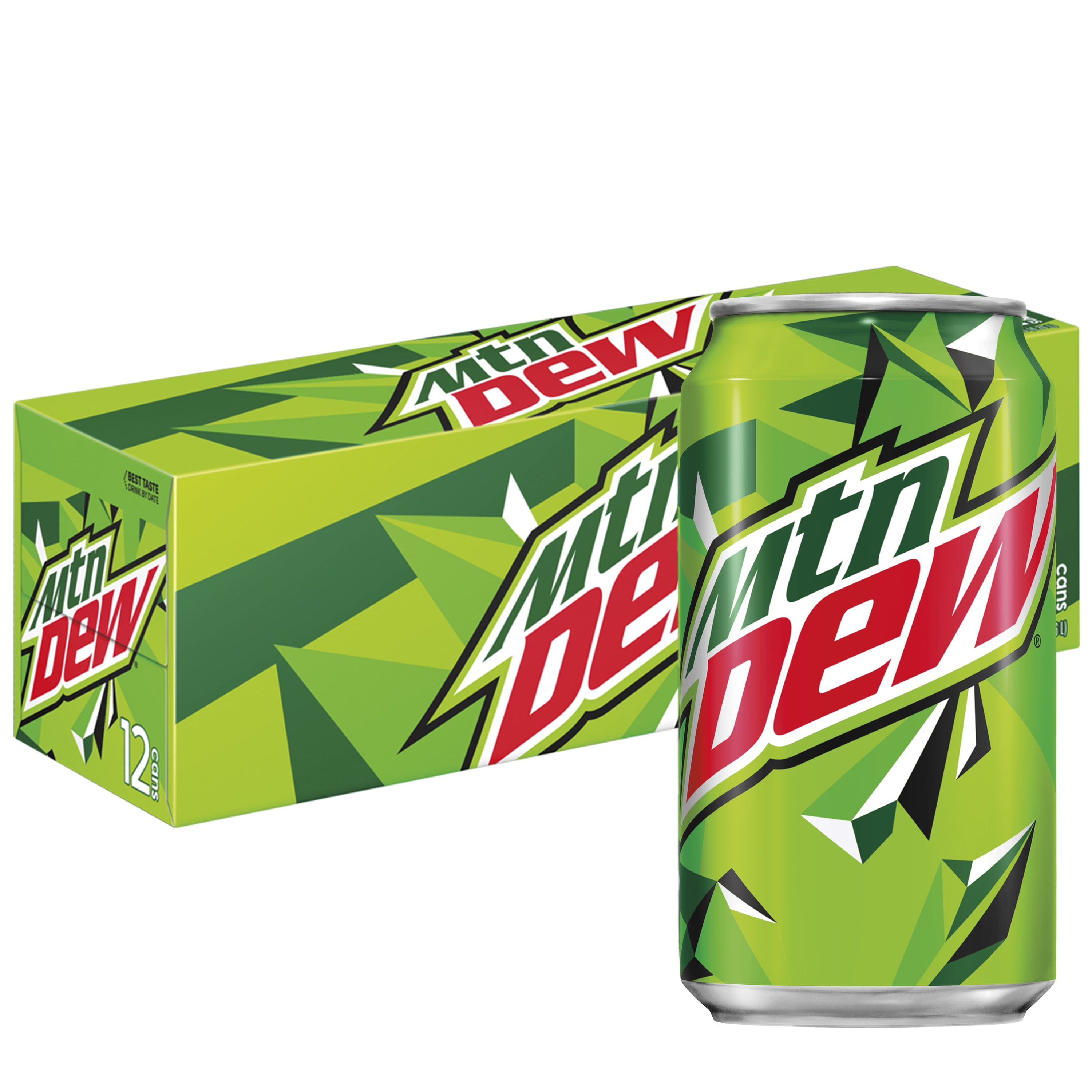 Mountain Dew Original Soda, 12 oz Cans, 12 Count - Walmart.com
