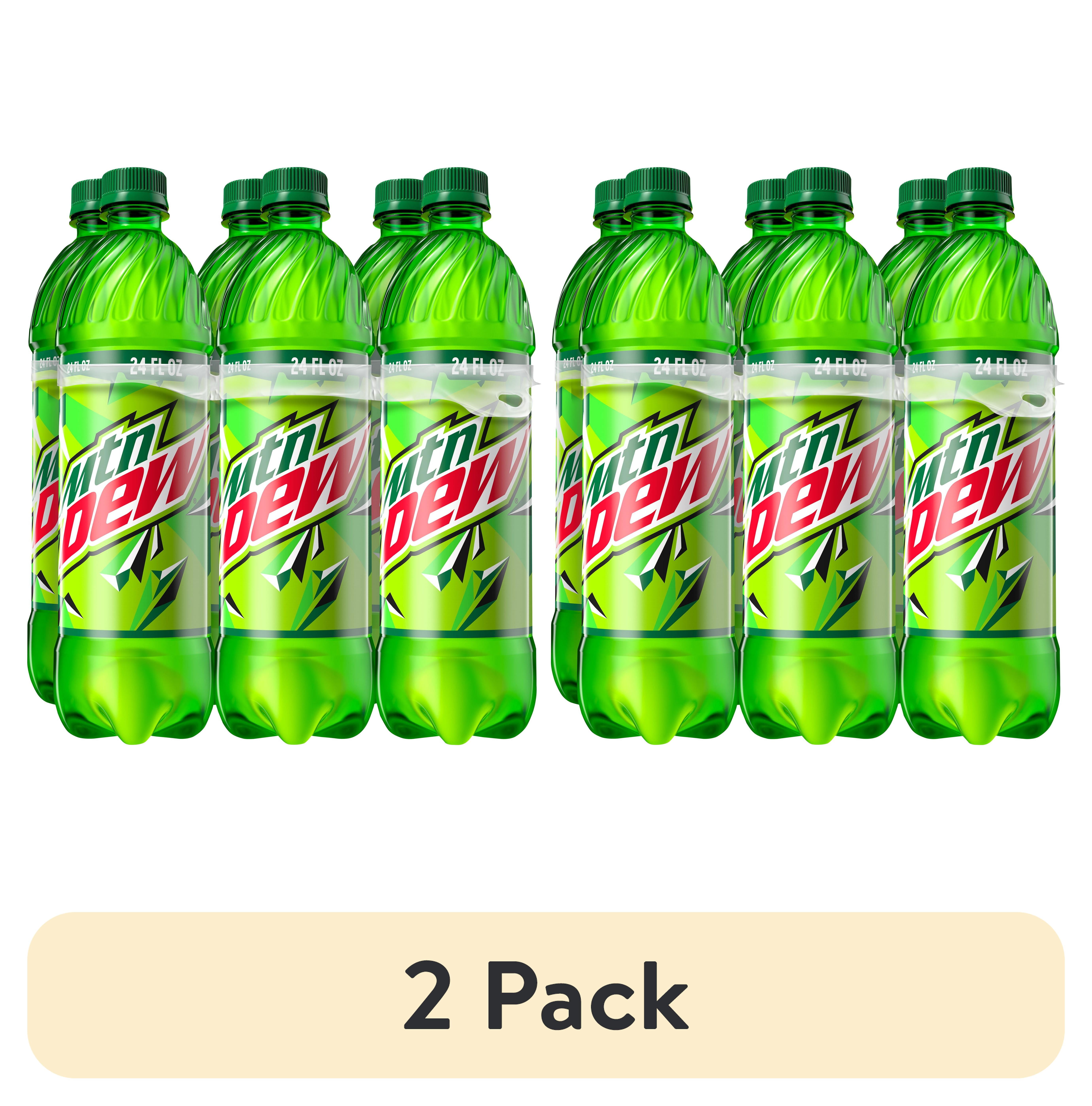 (2 pack) Mountain Dew Citrus Soda Pop, 24 fl oz, 6 Pack Bottles - Walmart.com