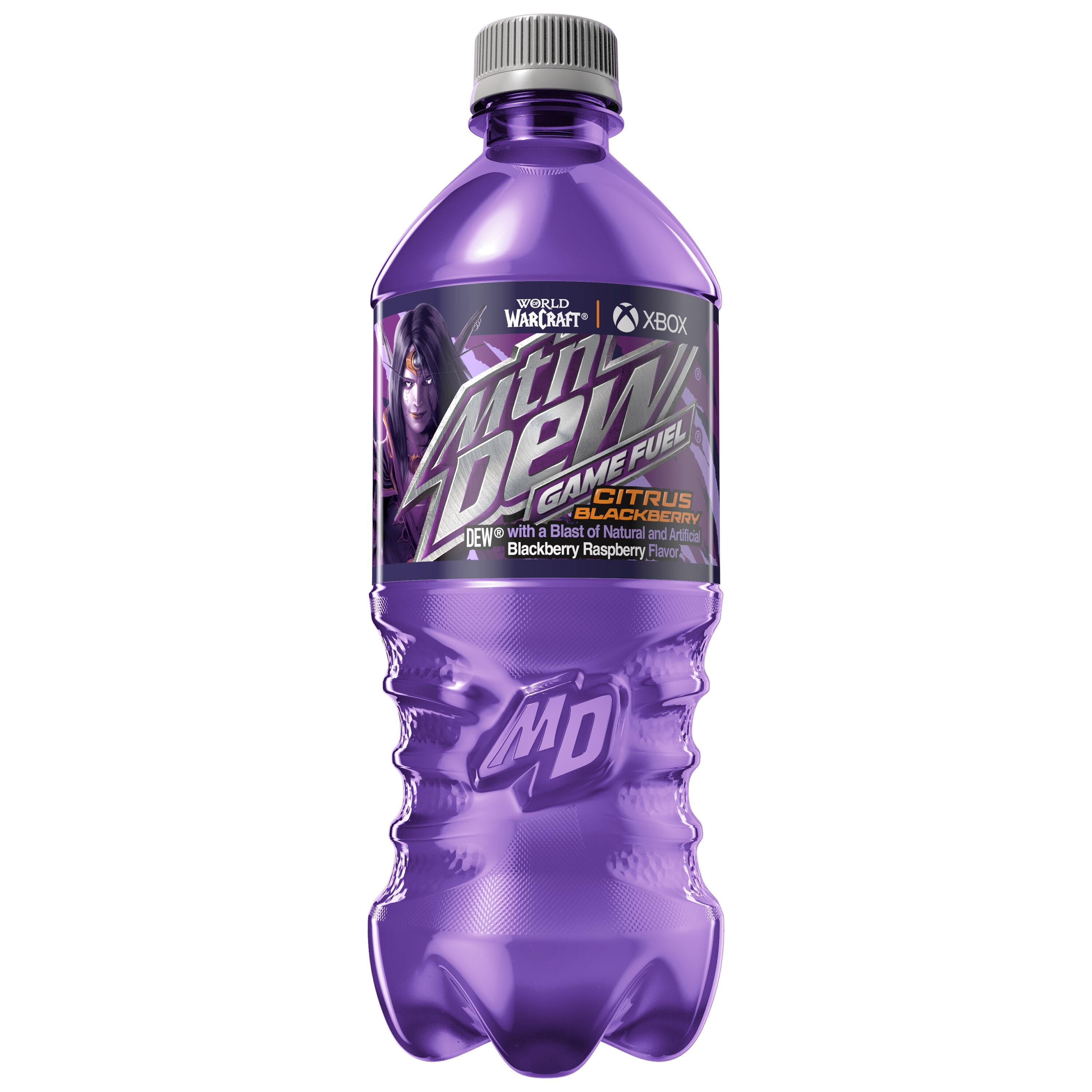 Mountain Dew Game Fuel Soda Citrus Blackberry 20 fl oz Bottle - Walmart.com