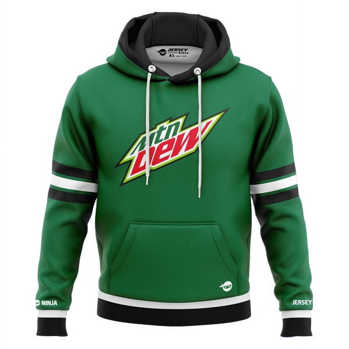 Mountain Dew Original Flavor Green Performance Hoodie - Walmart.com