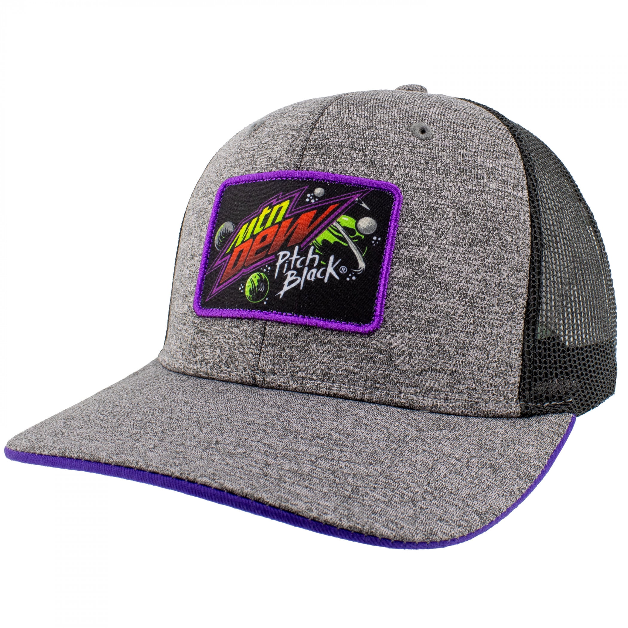 Mountain Dew Pitch Black Patch Cotton Twill Hat - Walmart.com