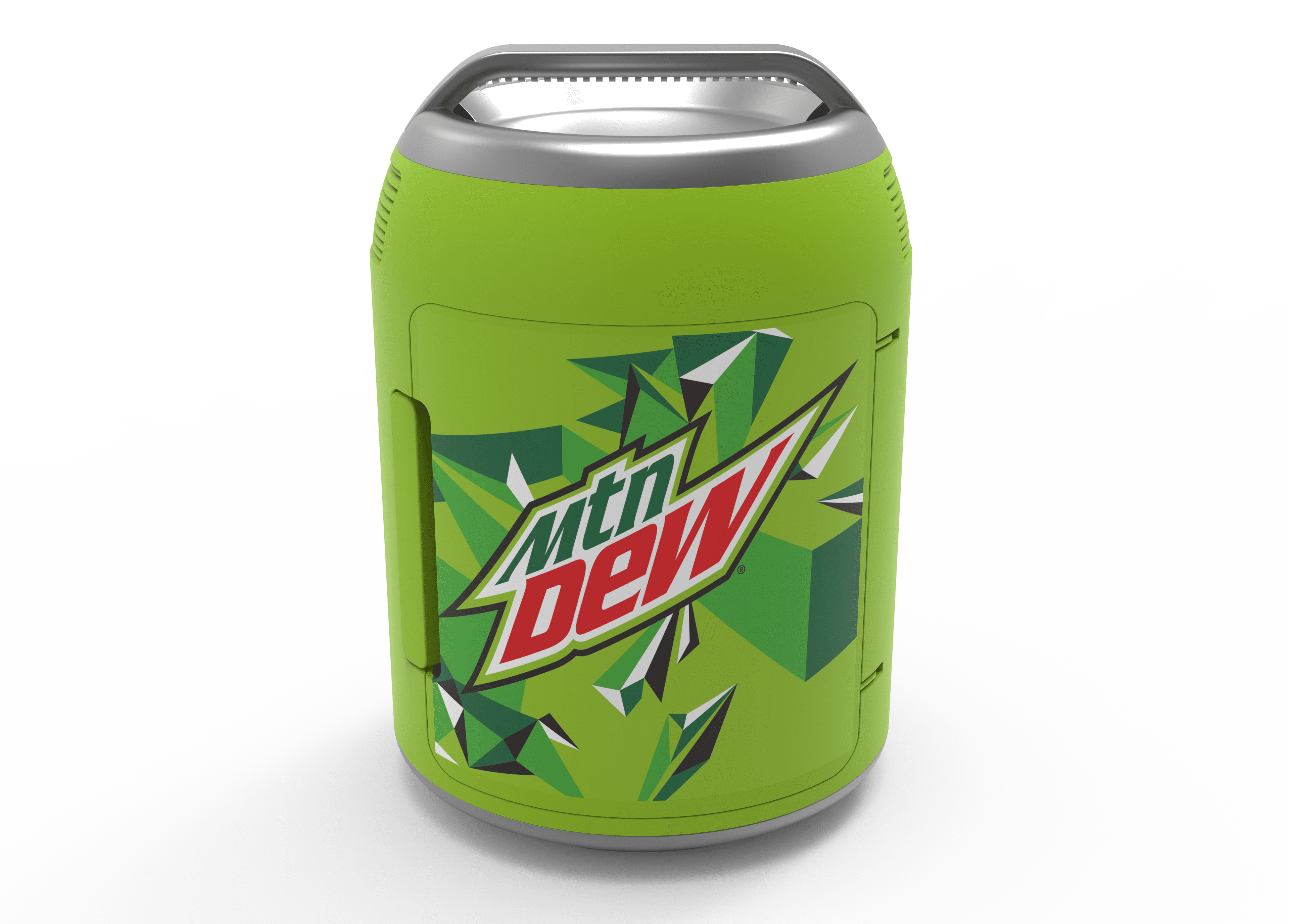 Free Shipping! Mountain Dew Portable Mini Fridge Cooler 6-Can Beverage ...