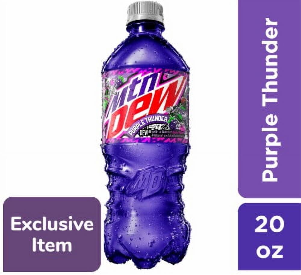 Mountain Dew Purple Thunder Soda Bottle 20 oz - Pack of 2 - Walmart.com