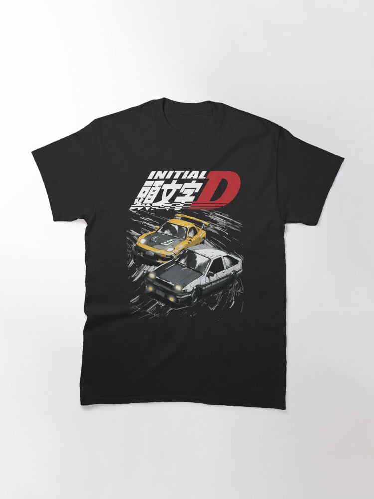 Mountain Drift Racing Initial D Tandems AE86 vs FD rx-7 Classic T-Shirt ...